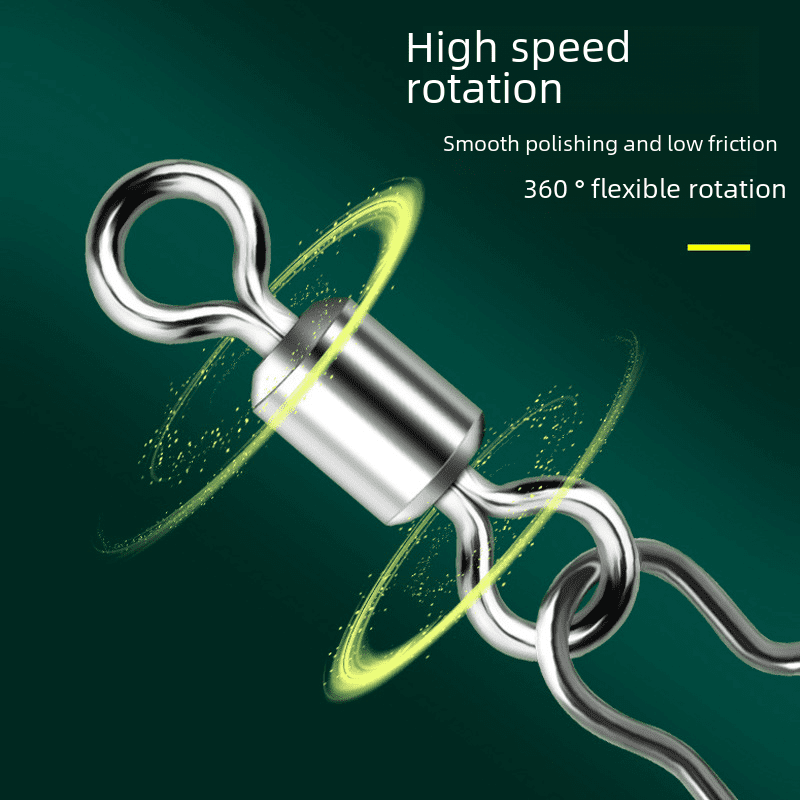 Eight ring connector swivel reinforced pin fishing supplies fishing ...