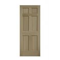 EightDoors 80" x 32" 6 Panel Clear Pine Unfinished Solid Wood Core Door ...