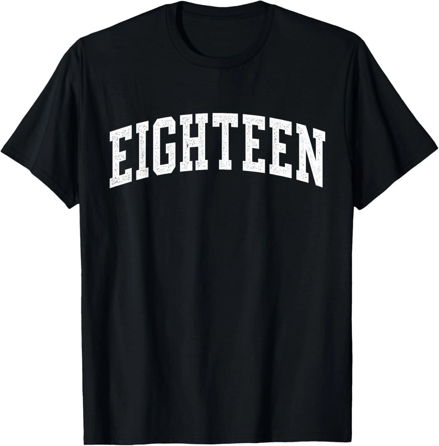 Eighteen Minimalist 18th Birthday Design 18-Year-Old T-Shirt - Walmart.com