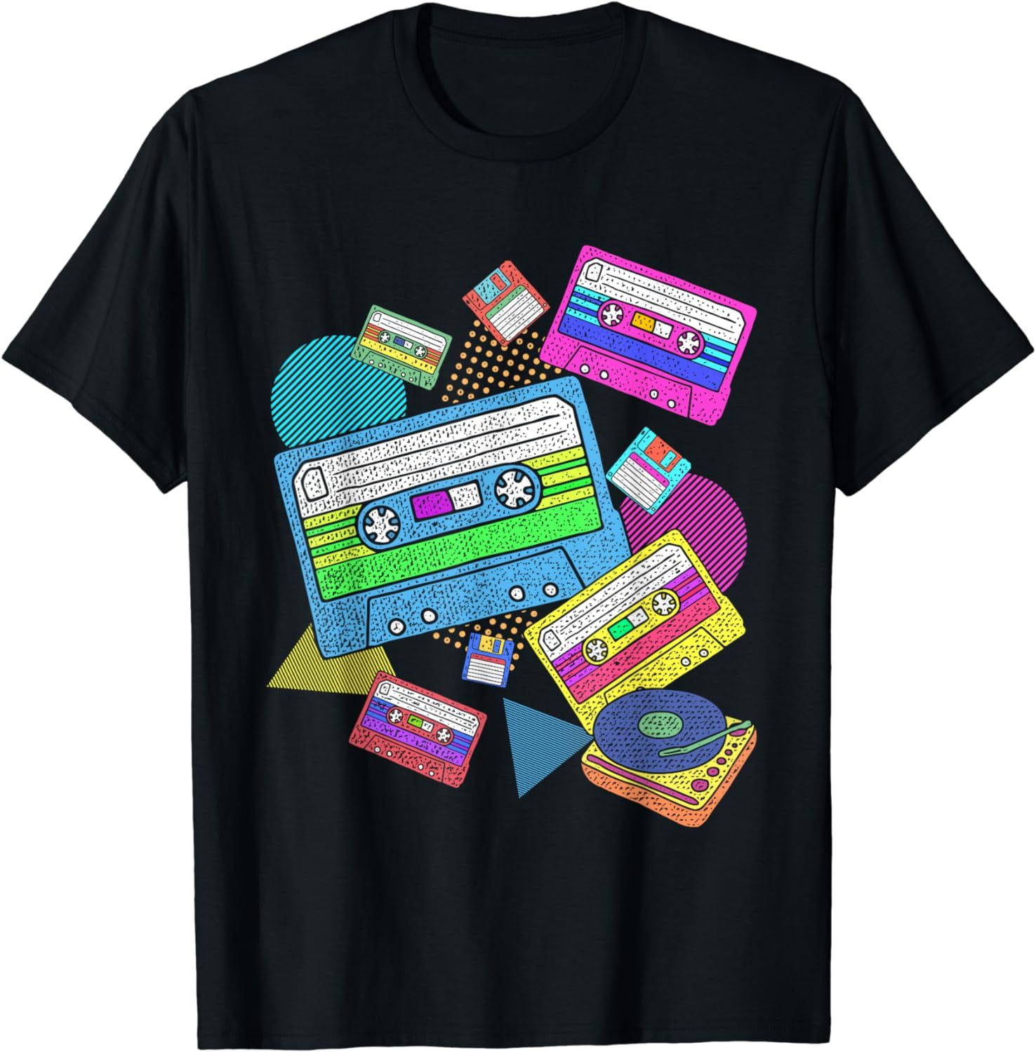 Eighties Theme Party Retro 80s Music Cassette 80s T-Shirt - Walmart.com