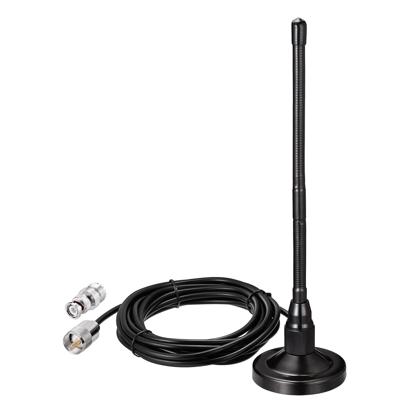 Eightwood 27MHz CB Radio Antenna Magnetic Base Soft Whip PL259 BNC Male ...