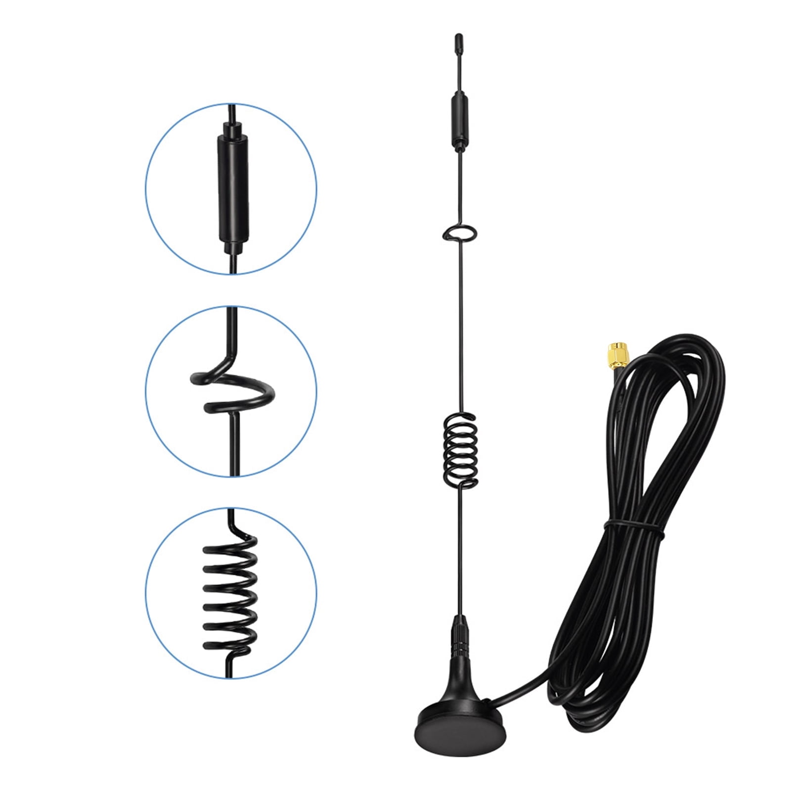Eightwood 4G LTE Antenna 8dBi Magnetic Base MIMO SMA Male Antenna ...