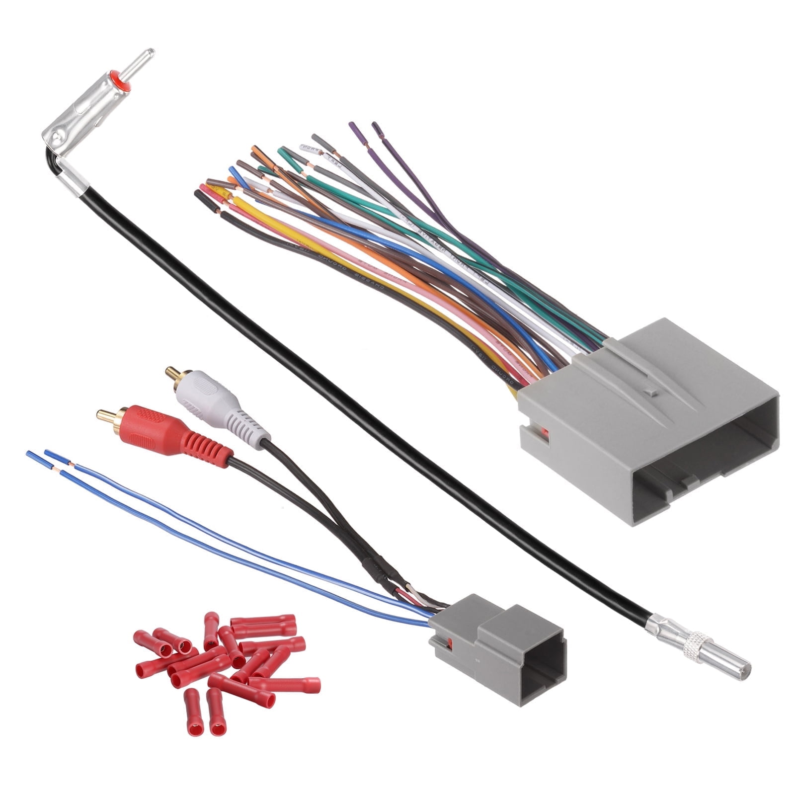 Eightwood Car Stereo Installation Adapter Radio Wiring Harness Interface Vehicle Connector for 03 11 Ford Mercury Walmart