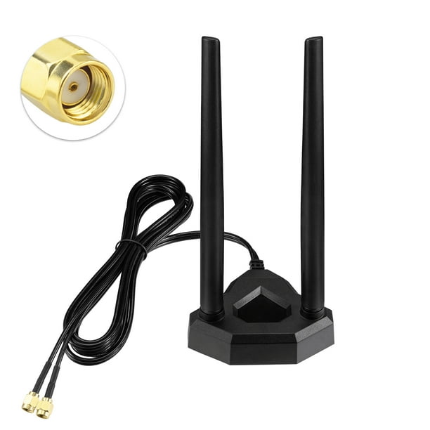 Eightwood Dual Band WiFi Antenna Kit with Extension Cable for PC ...