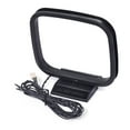 Eightwood FM/AM Indoor Radio Loop Antenna for Home, 3 Pin Mini ...