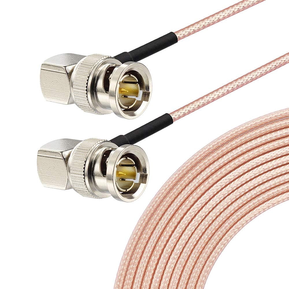 Eightwood HD 3G SDI Cable 75 ohm BNC Right Angle RG179 Cable Coaxial ...