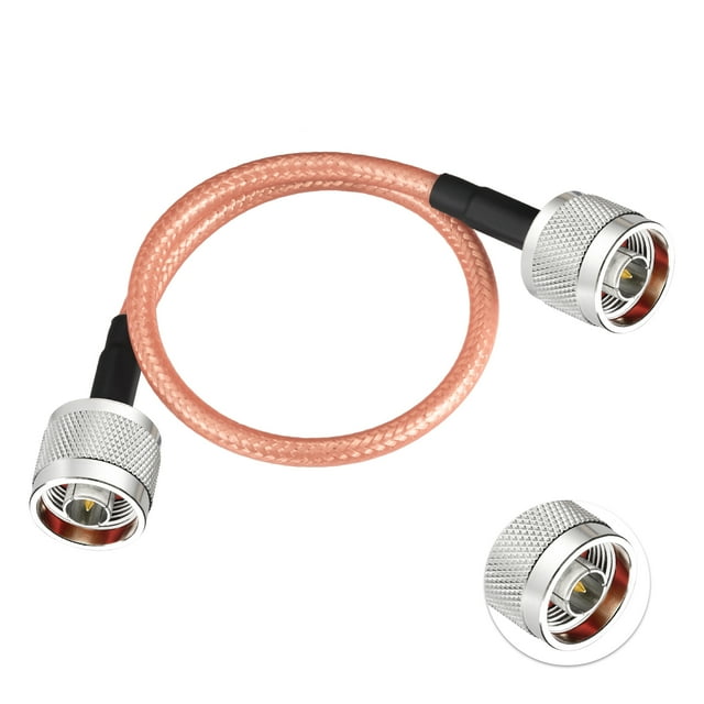 Eightwood N Male to N Male Jumper Low Loss RG400 Cable 12 Inch for WiFi ...