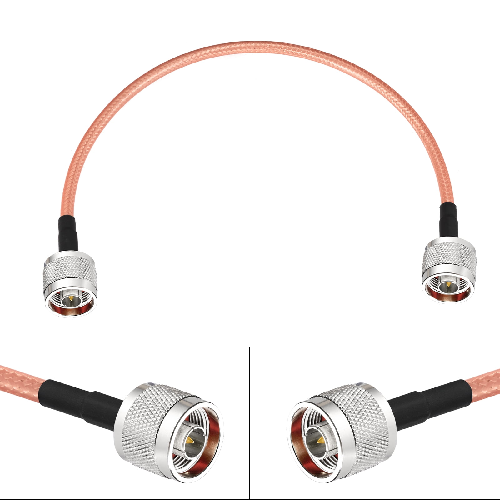 Eightwood N Male to N Male Jumper Low Loss RG400 Cable 12 Inch for WiFi ...