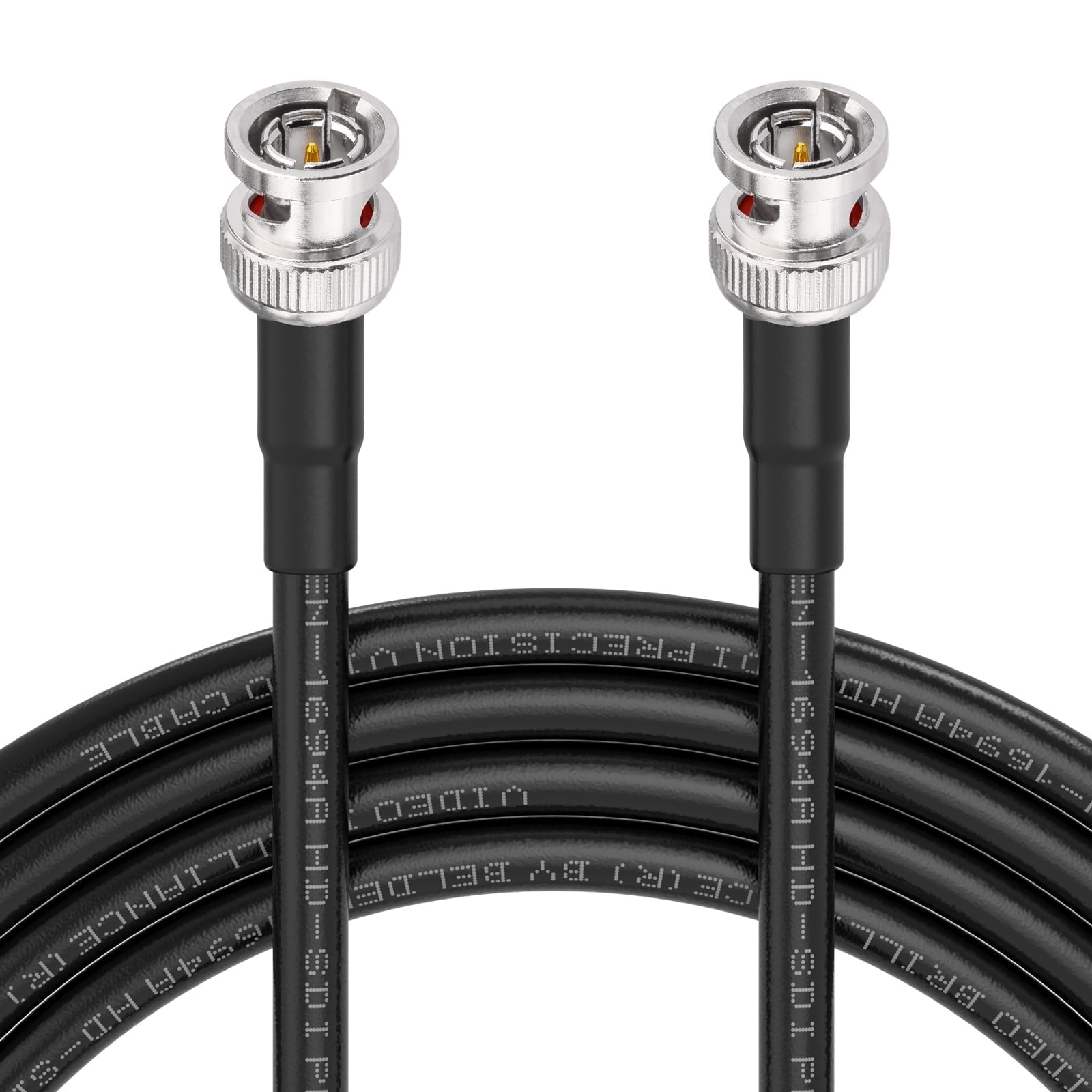 Eightwood SDI Cable BNC Male Belden 1694A Cable 50ft 3G/6G/12G Applied ...