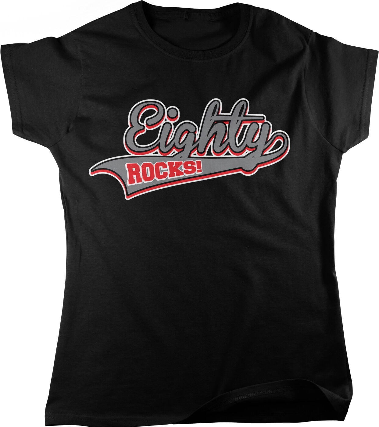 Eighty Rocks, 80 Rocks, Happy 80th, Happy Birthday Women's T-shirt ...
