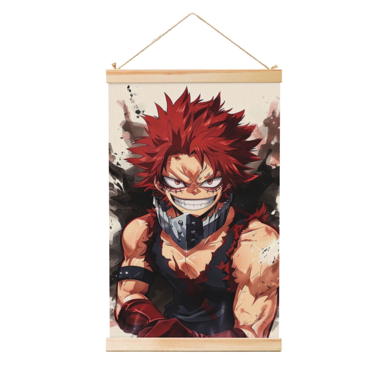 Eijiro Kirishima Poster Canvas Wooden Shaft Hanging Poster Home Decor ...