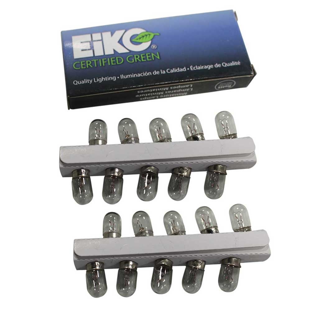 Eiko Pinball Light Bulb Lamps- Clear - Set of 20 - Walmart.com