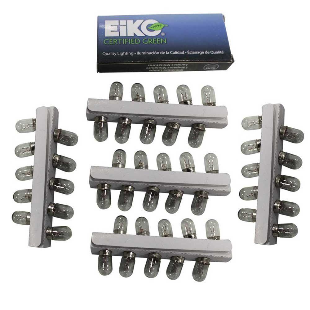 Eiko Pinball Light Bulb Lamps - Clear - Set of 50 - Walmart.com