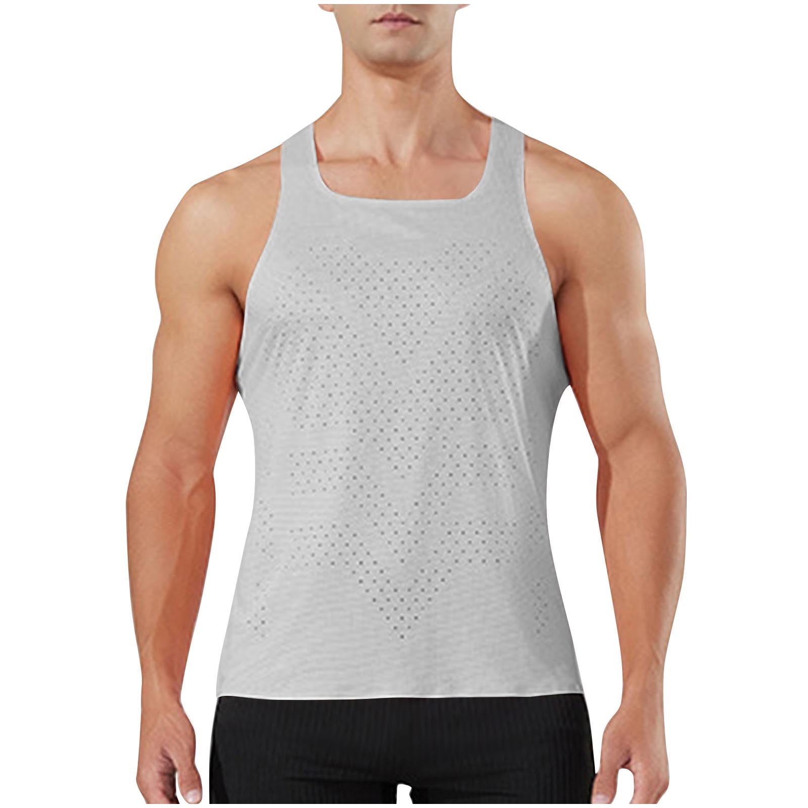 Einccm Men's Workout Tank Top Sleeveless Shirt, Breathable Quick Dry ...