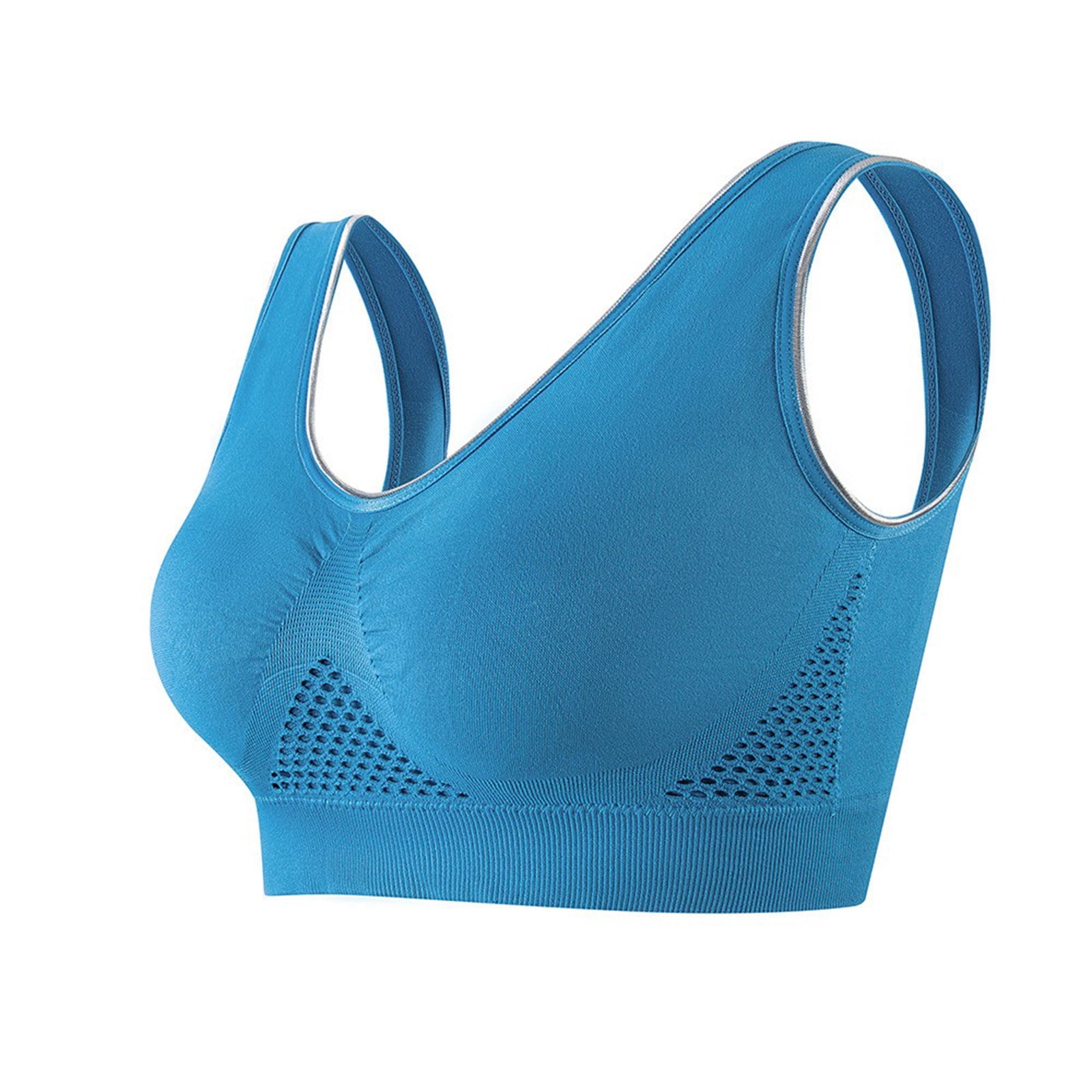 Einccm Seamless Sports Bra Wireless Padded Yoga Bra for Women ...