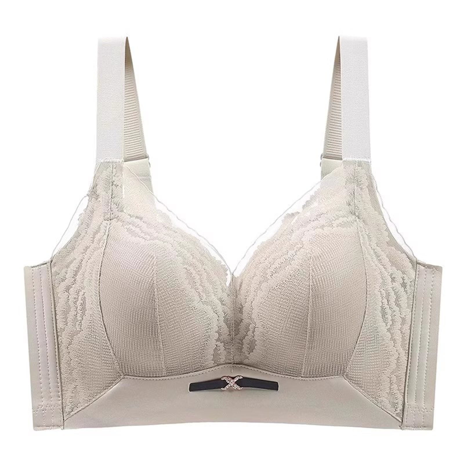 Einccm Women Wireless Lace Bra Comfortable Breathable Seamless Bralette ...