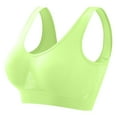 Einccm Women's Plus Size Front Closure Wireless Bra for Everyday ...
