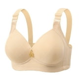 Einccm Women's Plus Size Wireless Bralette with Comfortable Support ...