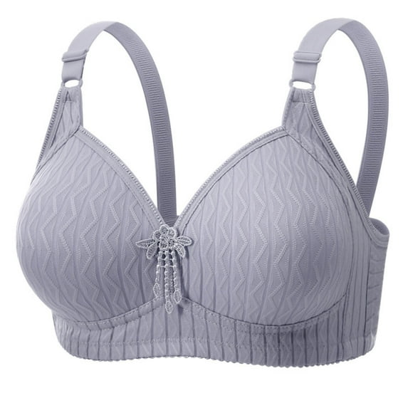 Einccm Women's Wireless Nursing Bra Breathable Gathered Support Front ...