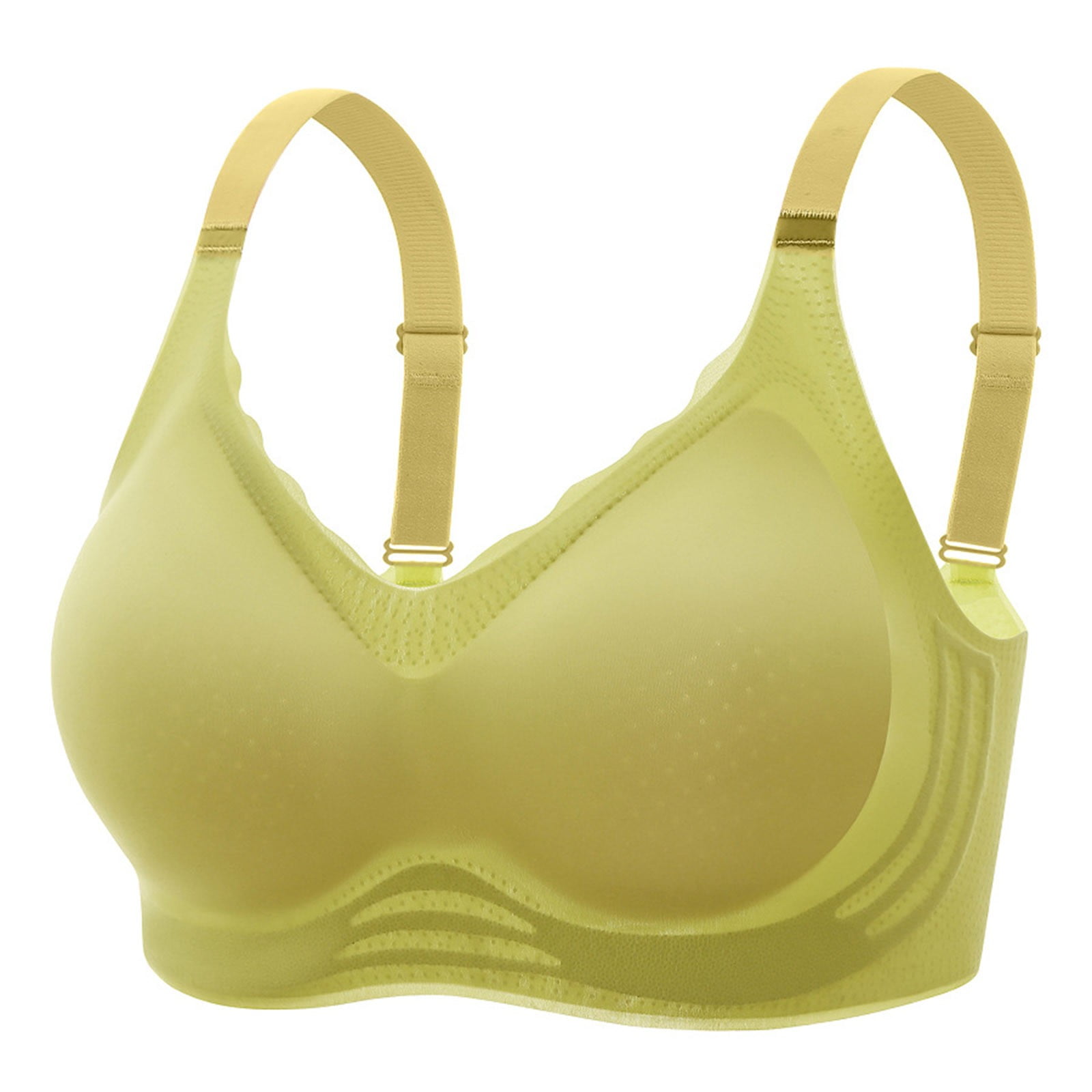 Einccm Women's Wireless Push Up Bra Breathable Comfort Fit for Everyday ...