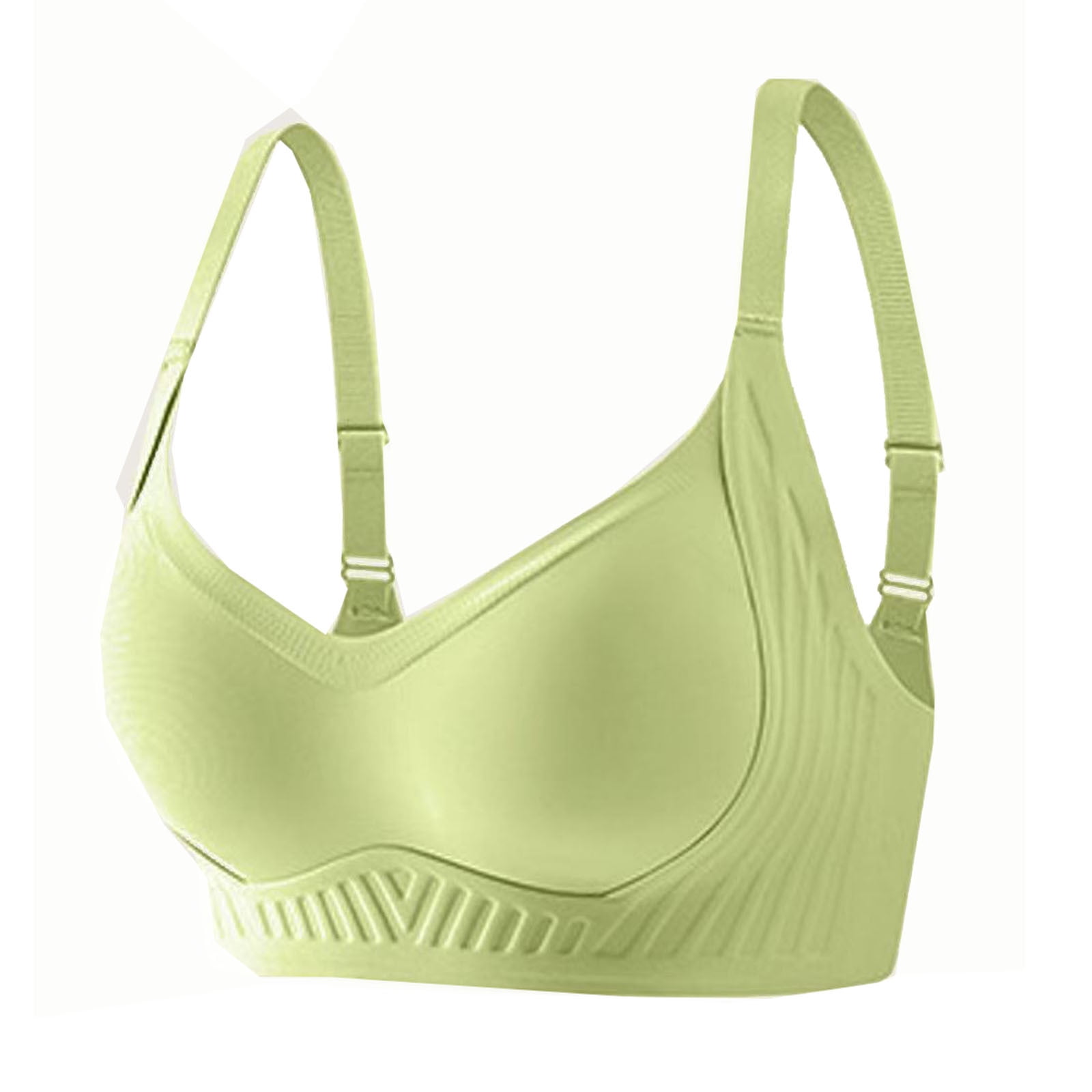 Einccm Womens Seamless Wireless Sports Bra for Large Bust, Wide ...