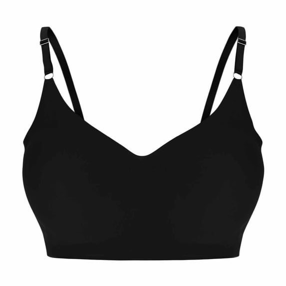 Einccm Womens Seamless Wireless Sports Bra for Large Bust, Wide ...