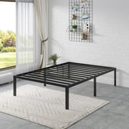 NNV Vintage Platform Metal King Bed Frame, Easy Assembly, Black ...