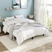 GIANNA Queen Size 14" Metal Platform Bed Frame with Under-Bed Storage ...