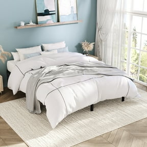 Sailvan Queen Bed Frame, Metal Bed Frames Queen with Headboard & 12.5 ...