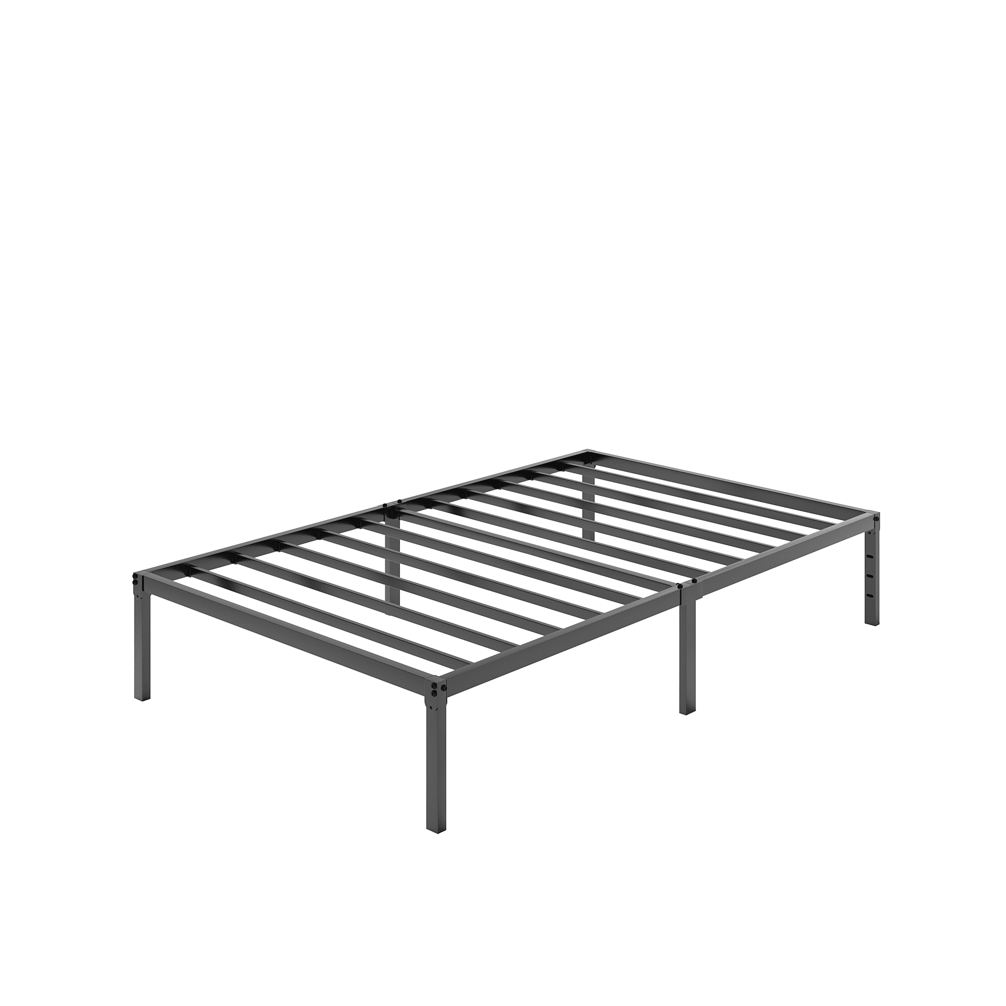 Einfach Twin Bed Frame, Metal Platform Bed with 11" Under-bed Storage ...