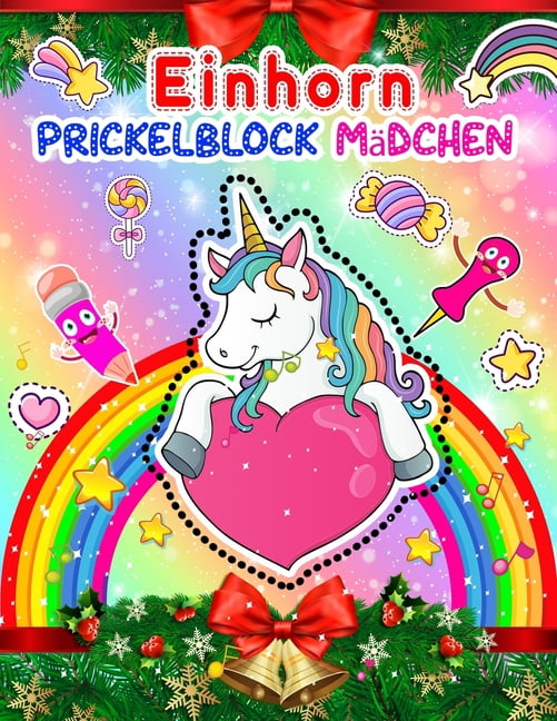 Einhorn Prickelblock M?dchen: 50+ Prickelset Kinder Einhorn ...