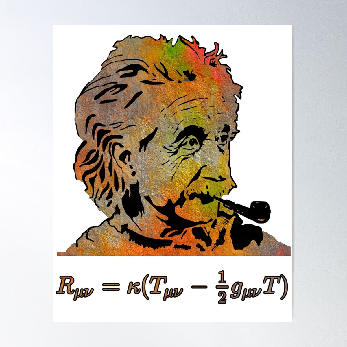Einstein Field Equations Poster Wall Art, Modern Wall Decor For Living ...