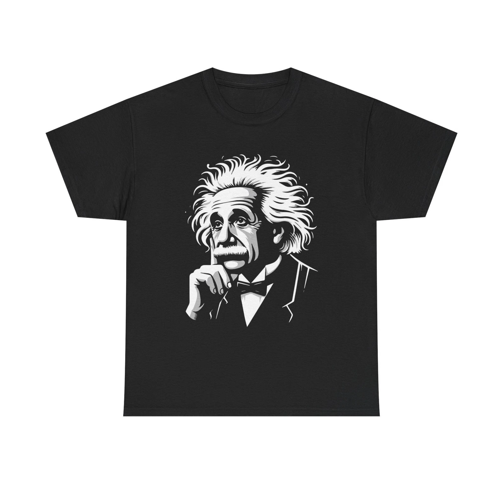 Einstein Portrait Iconic Science Art Inspired Graphic Unisex T-Shirt ...