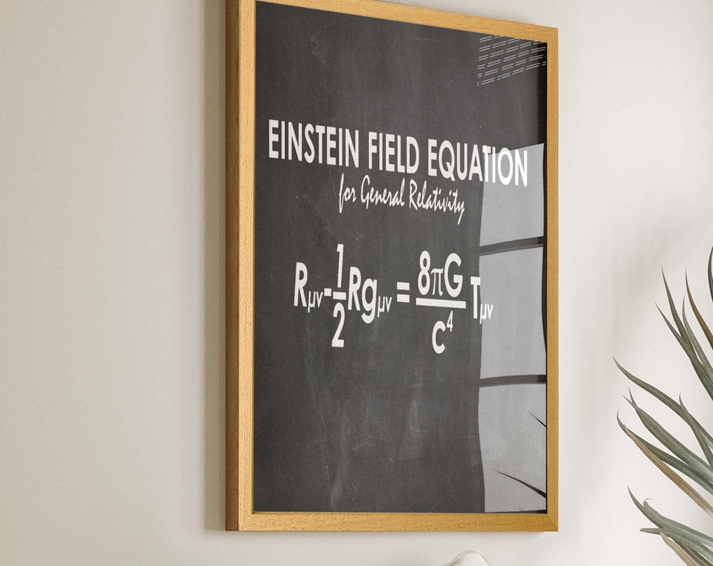 Einstein'S Field Equation Math Patent Poster - Inspiring Math Class Decor - Ideal Physics ...