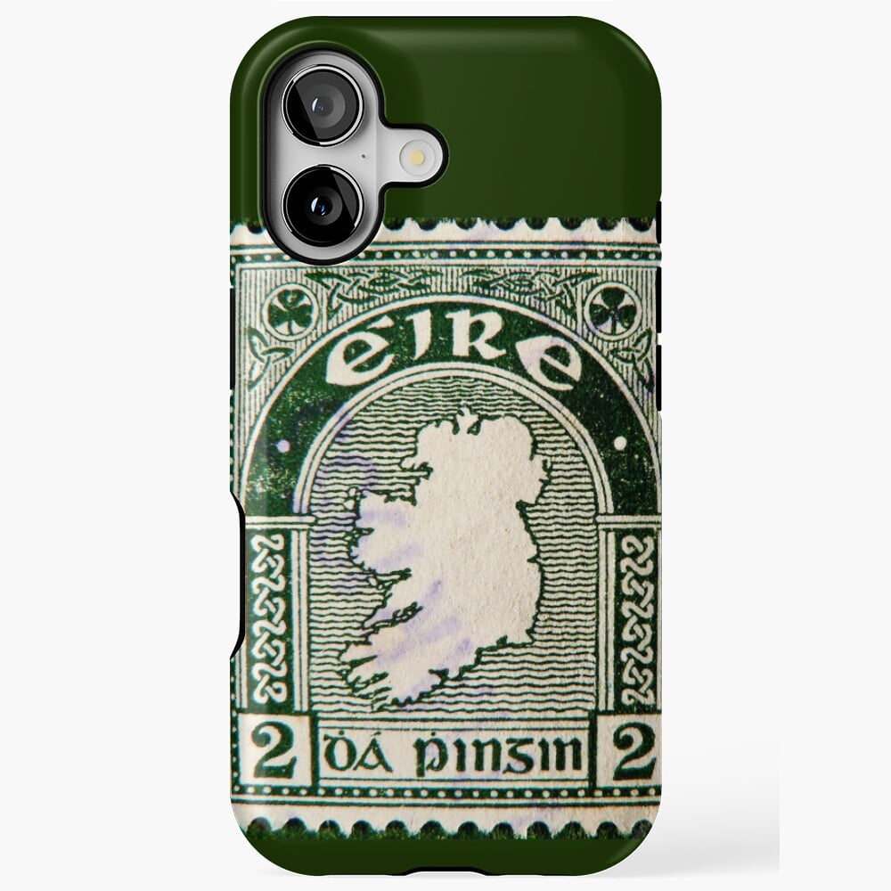 Eire Ireland Postage Protective Case for iPhone 11 12 13 14 15 16 17 ...