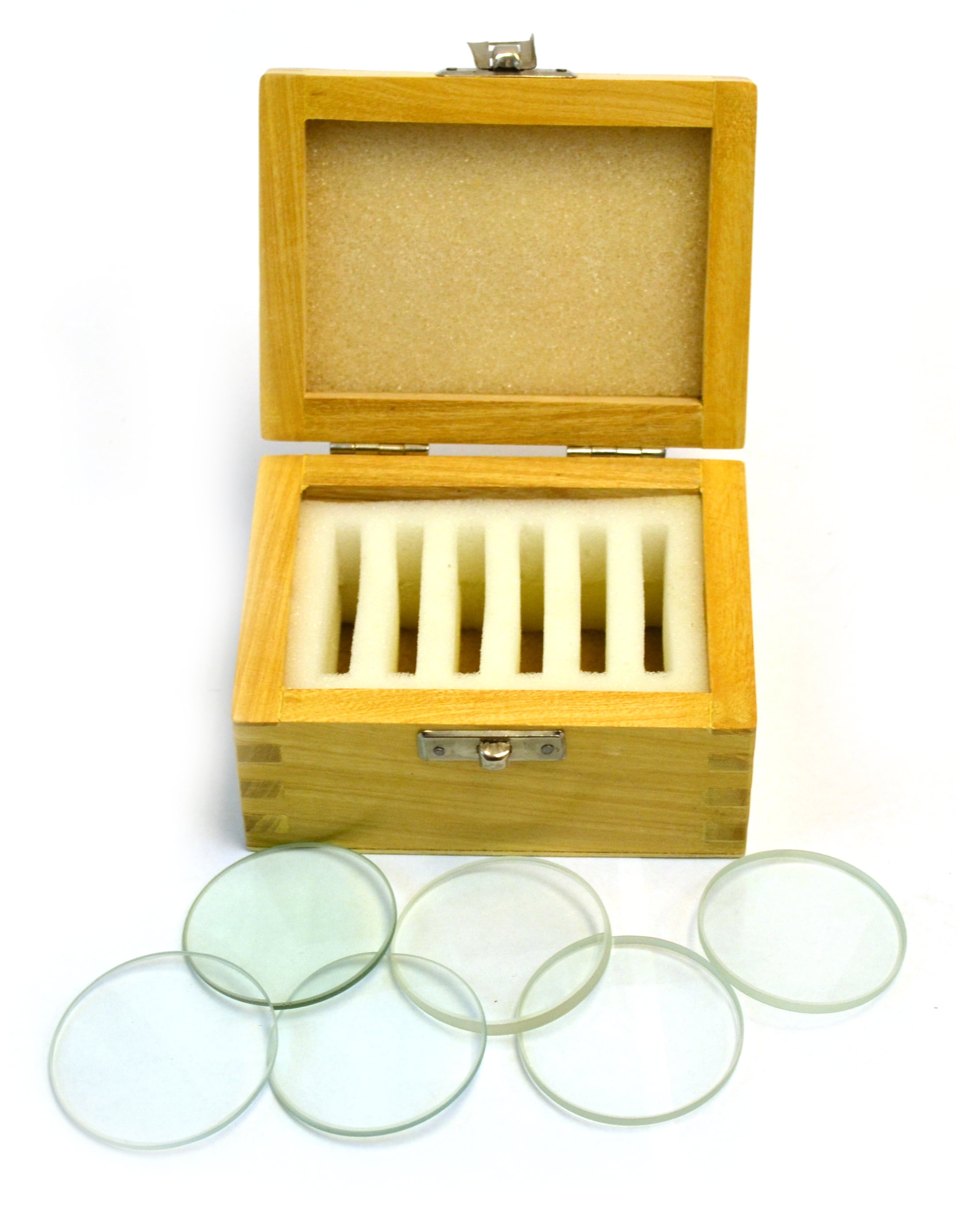 Eisco 6pc Acrylic Lens Set - 2" (50mm) Diameter - Double Convex, Double ...