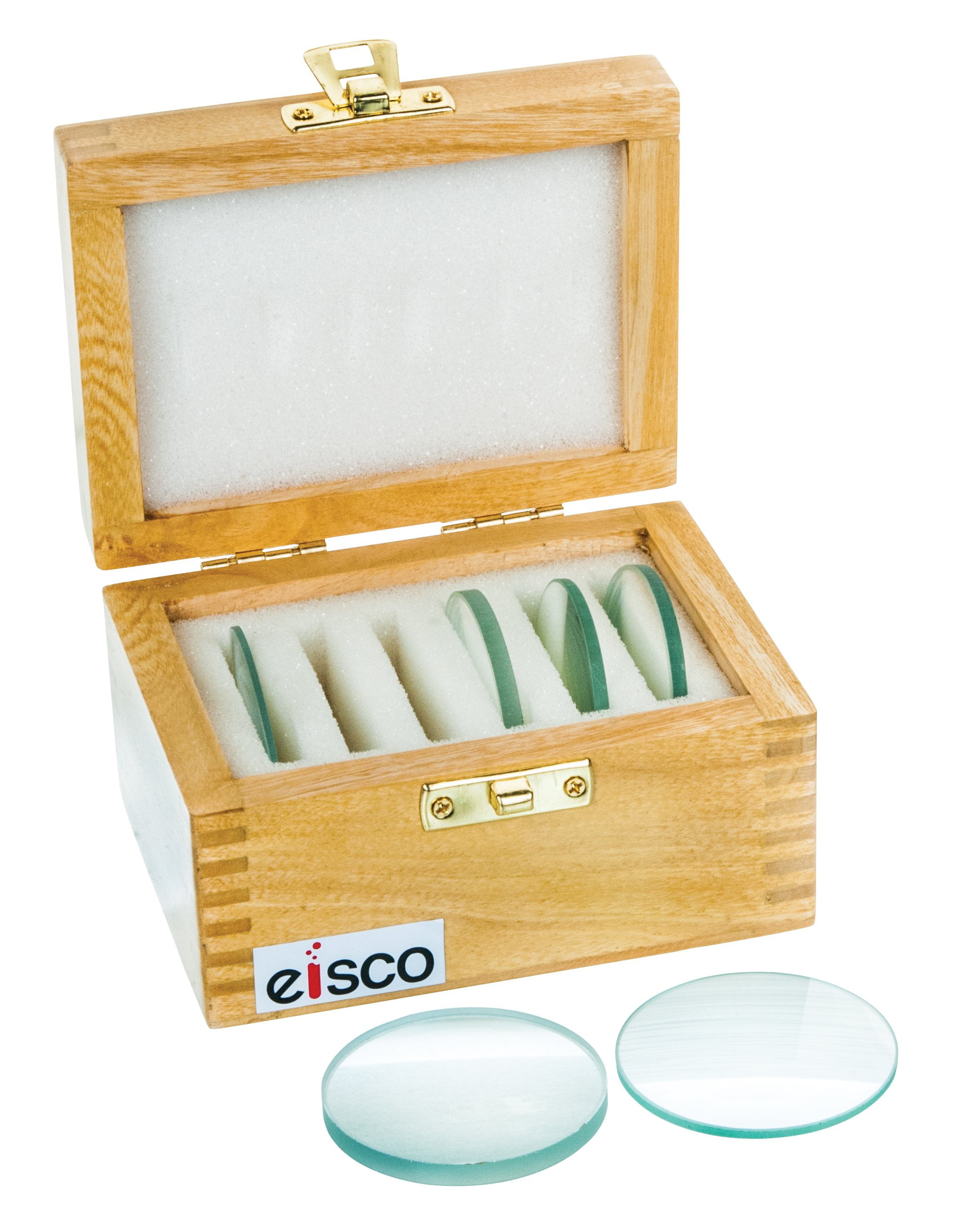 Eisco 6pc Glass Lens Set - 2" (50mm) Diameter - Double Convex, Double ...
