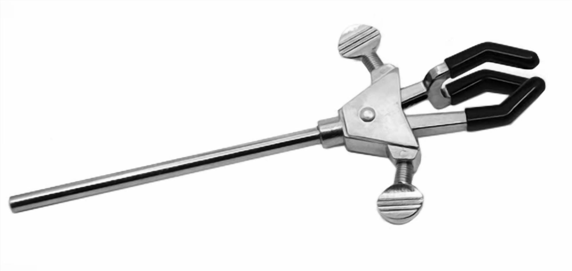 Eisco Labs 3 Prong Double Adjustable Universal Clamp, Non-Slip Coating ...