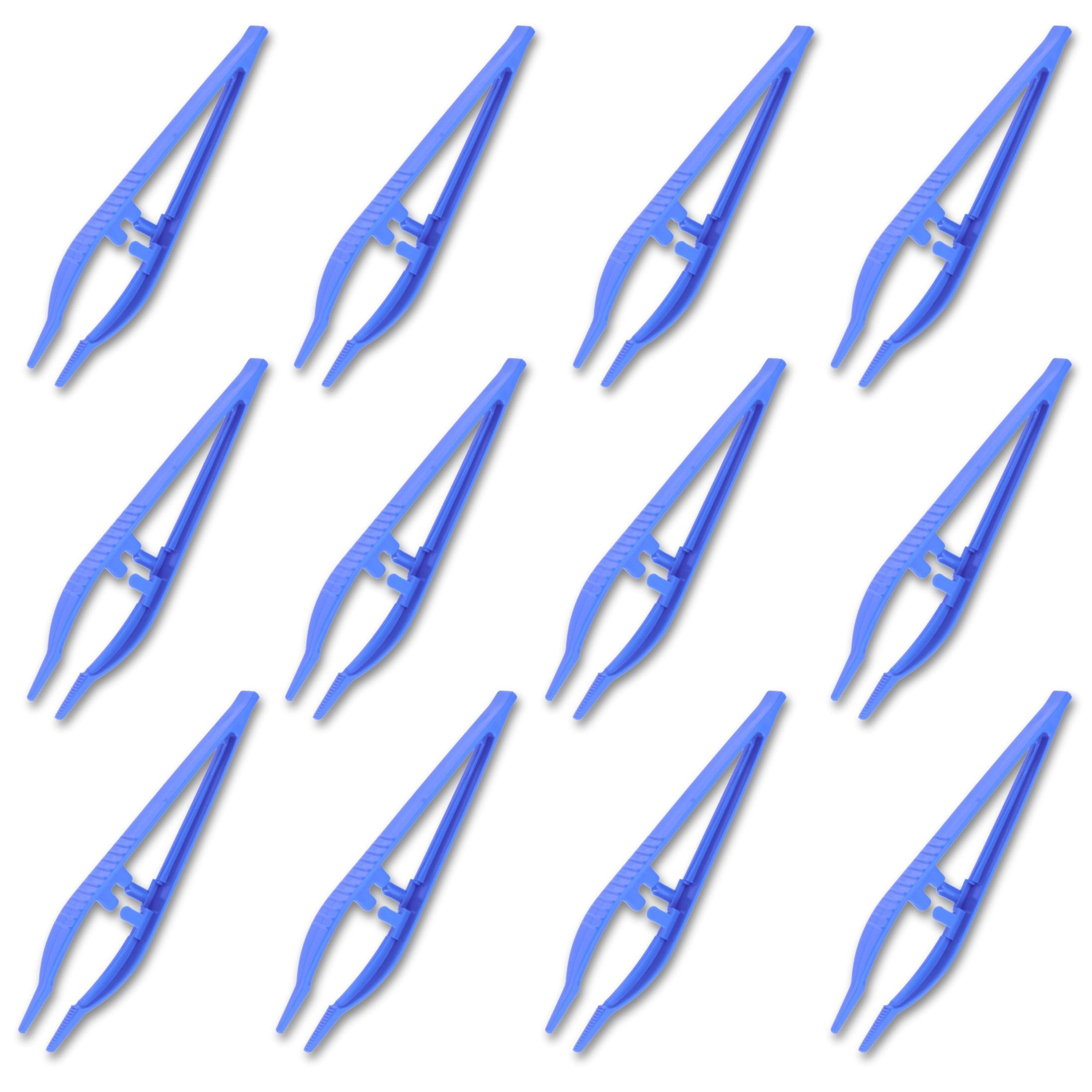 Eisco Labs - 5" Disposable Forceps - Precision Grip, Plastic Tweezers ...