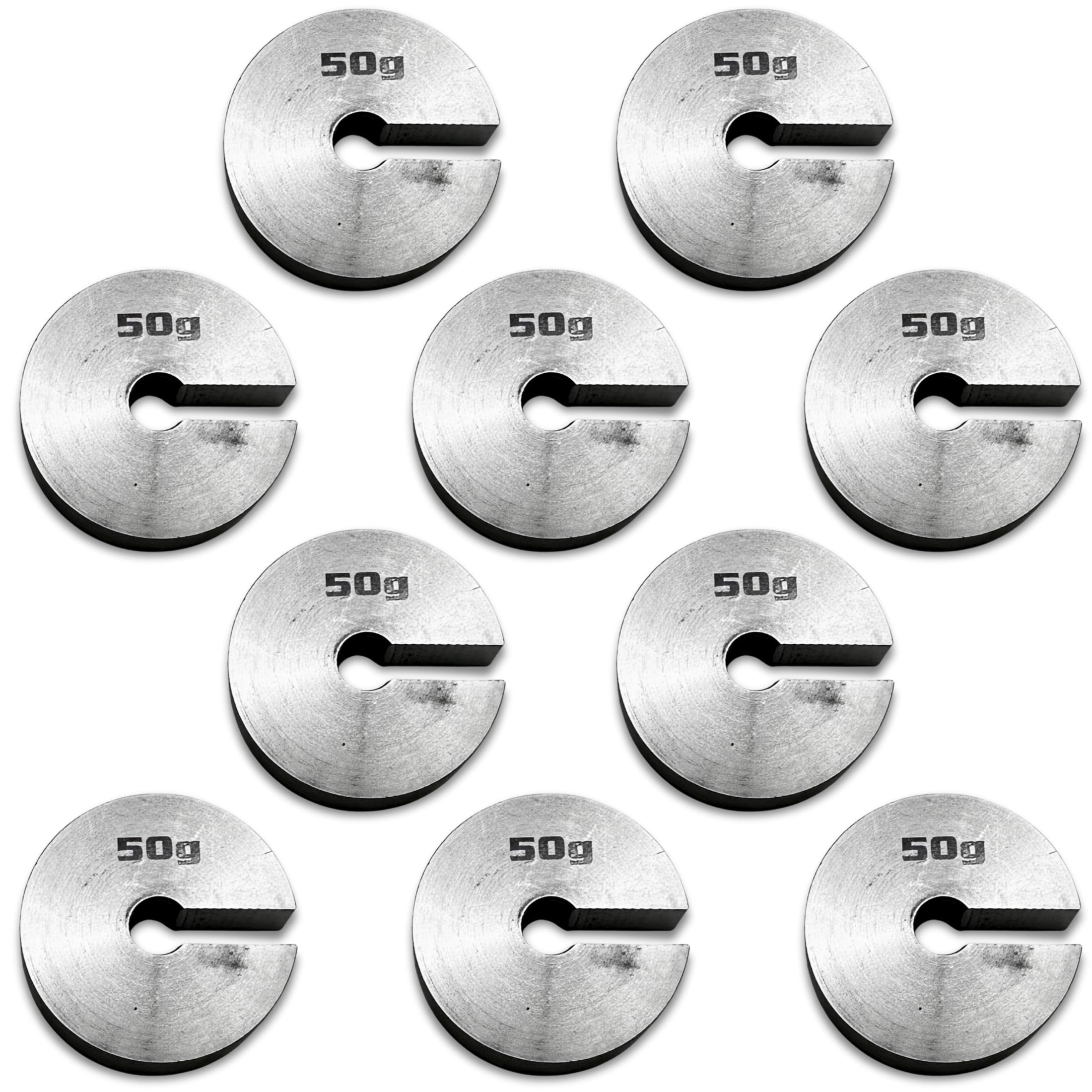 Eisco Labs - 50g Stainless Steel Slotted Mass – Durable Precision ...