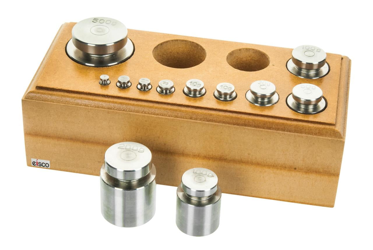 Eisco Labs Balance Weight Set - Stainless Steel, capacity 1000gm. - 12 ...