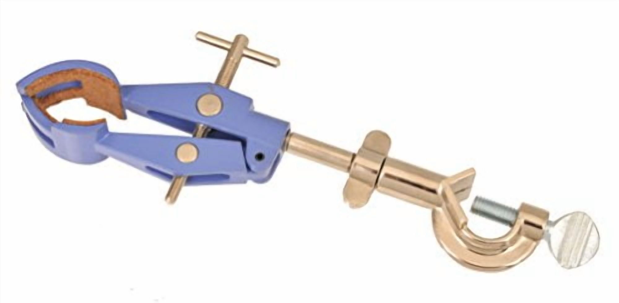 Eisco Labs Clamp Retort, 4 Prong, Cork Lined with Head - Rods up to ...