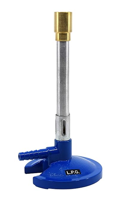 Eisco Labs Liquid Propane Bunsen Burner with Flame Stabilizer and Air ...