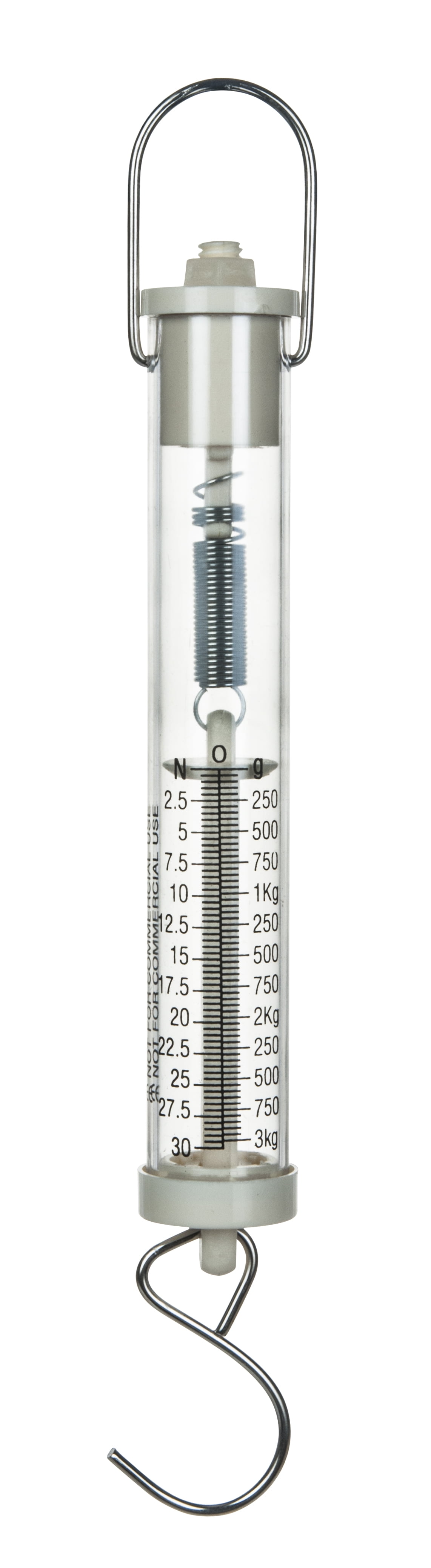 Eisco Labs Newton Force Meter Spring Scale - Max Capacity 30N, 3Kg ...