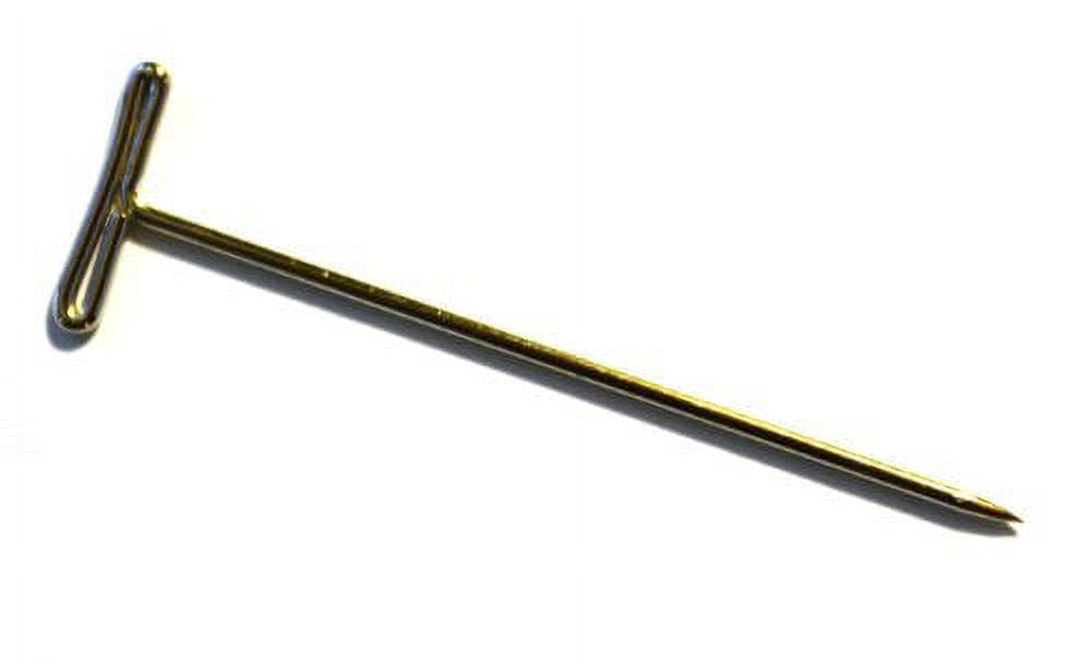 Eisco Labs Nickel Plated Dissection T-Pins - 2" (Pack of 100) - Walmart.com