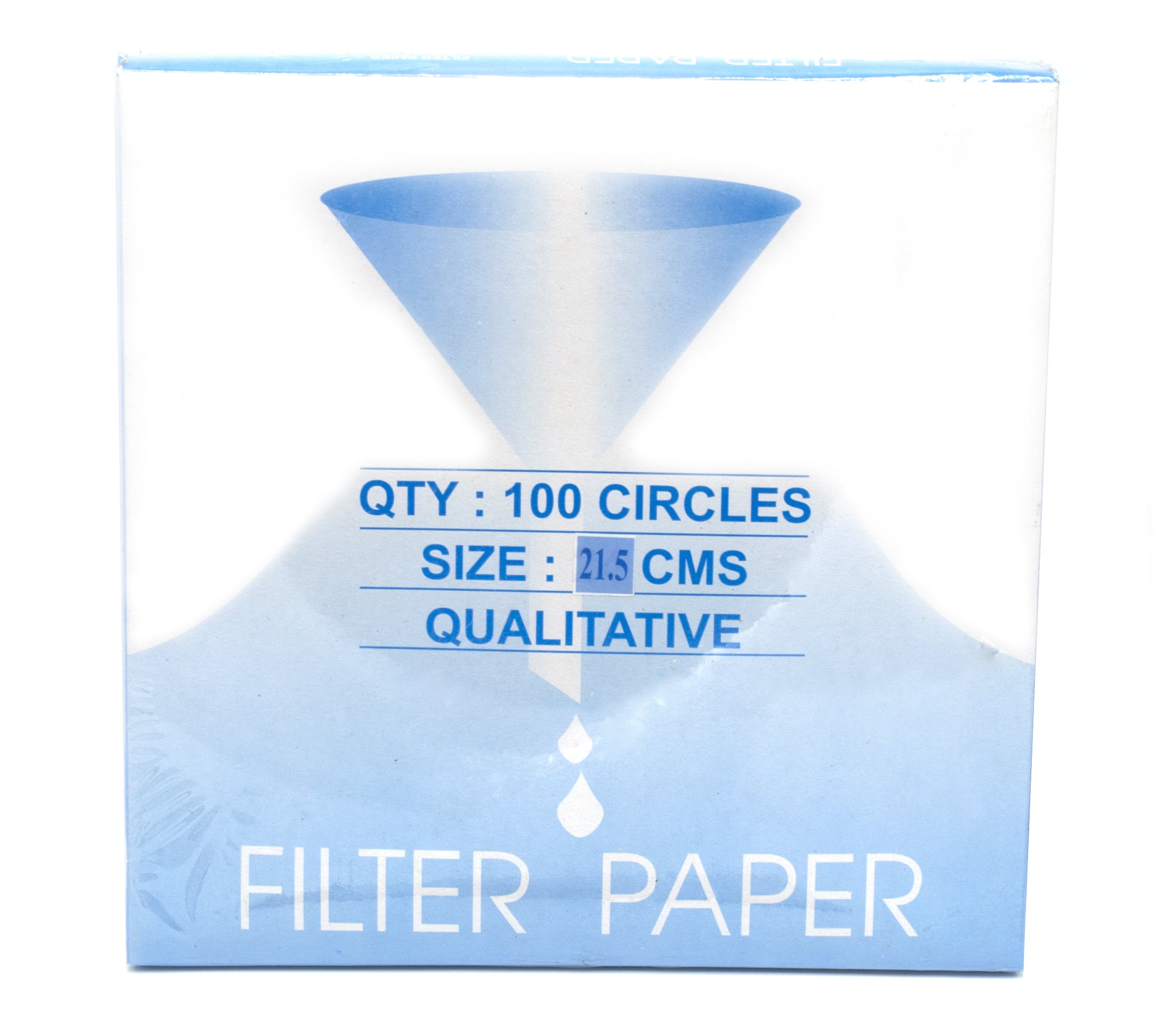 Eisco Labs Premium Qualitative Filter Paper, 21.5cm Dia., Medium Speed ...
