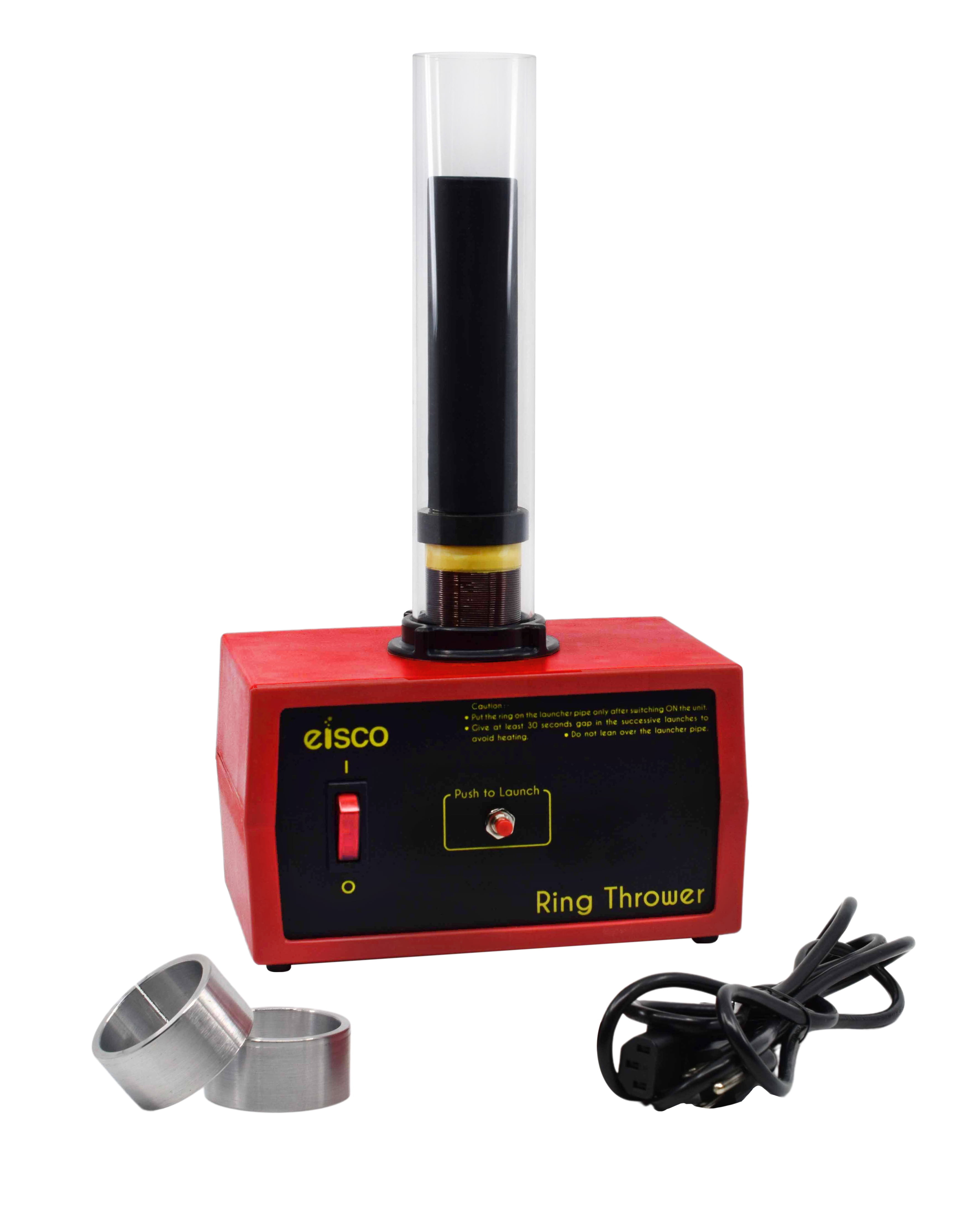 Eisco Labs Ring Thrower Kit, Physics Study Eddy Currents Lenz Law ...