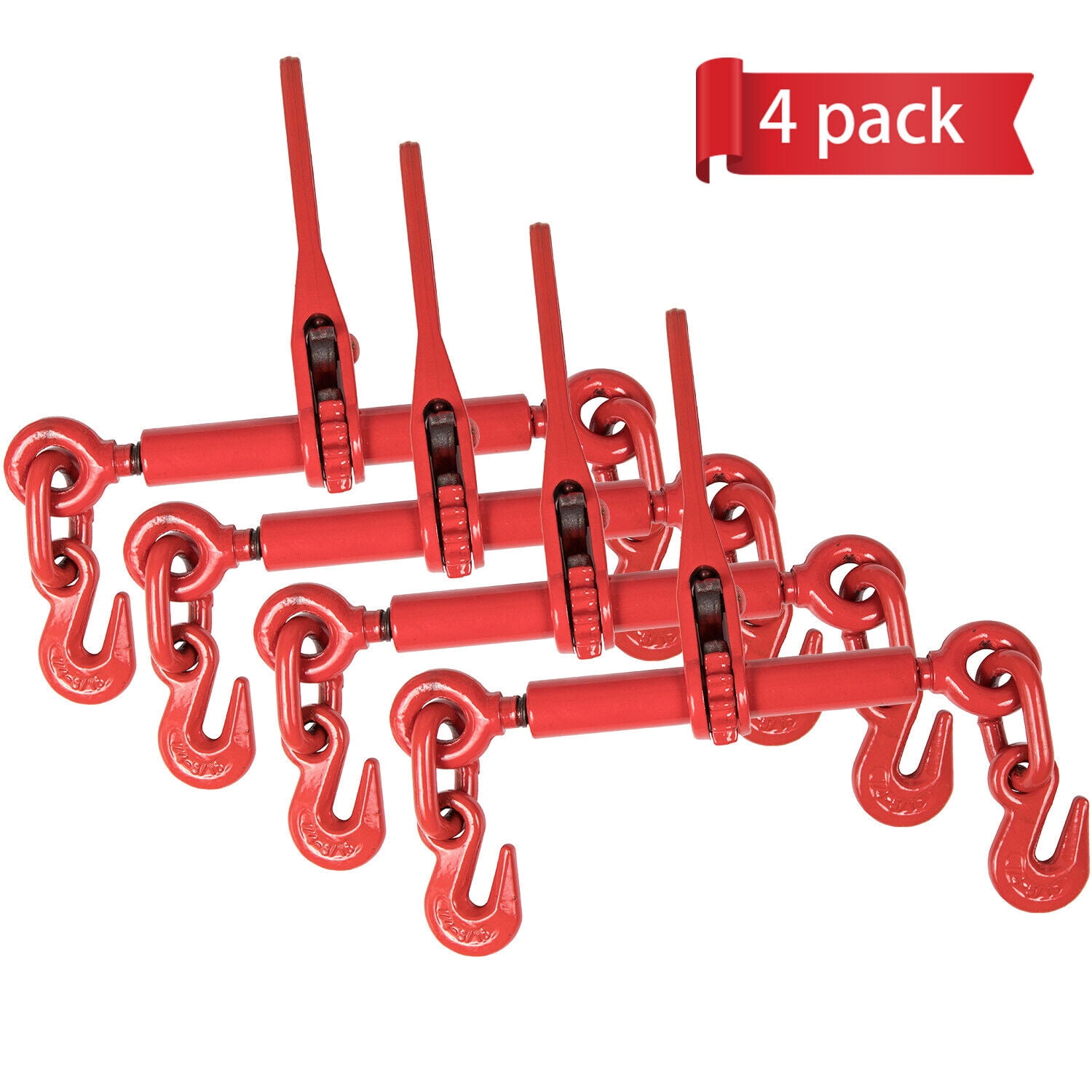 Eisen 4PC Ratchet Load Binders,1/4-5/16'' for Chain Binders Tie Down ...