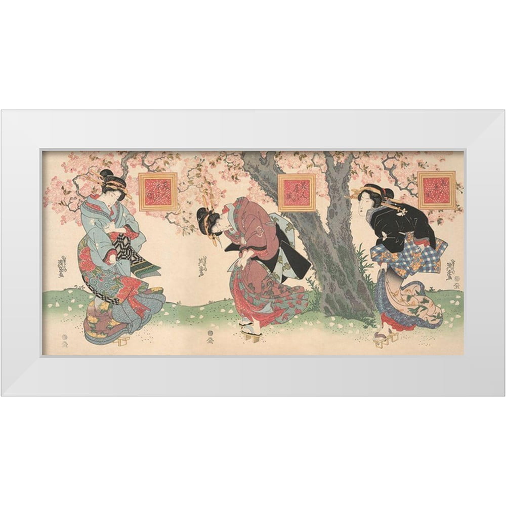 Eisen, Keisai 14x9 White Modern Wood Framed Museum Art Print Titled ...
