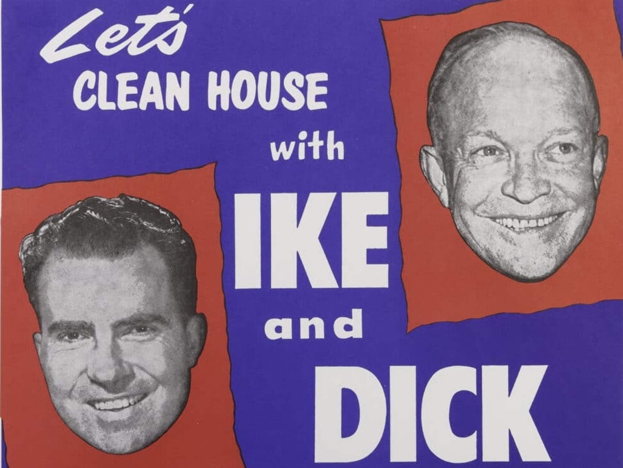 Eisenhower Dick Campaign Sign Glossy Poster Picture Photo Print Banner ...